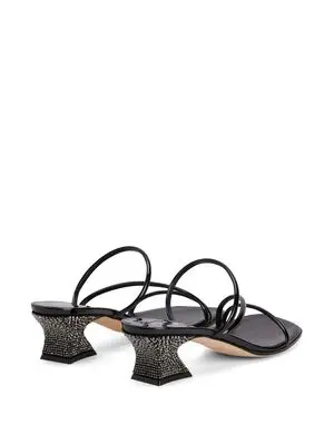 GIUSEPPE ZANOTTI Aude Strass 45mm Rhinestone Sandals