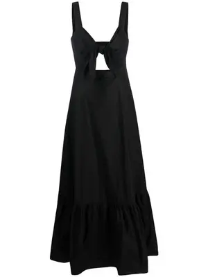La DoubleJ Peek-a-boo Cut-out Maxi Dress - Black
