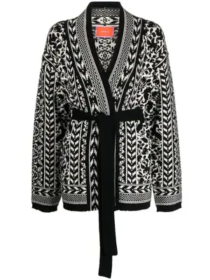La DoubleJ Belted Wool Cardigan