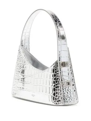 APEDE MOD Small Embossed-crocodile Effect Leather Bag