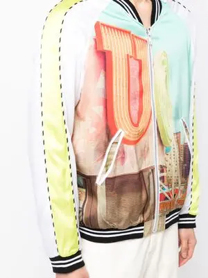 BLUE SKY INN Graphic-print Bomber Jacket