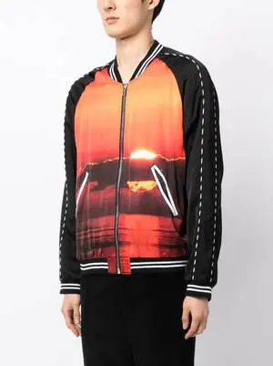BLUE SKY INN Graphic-print Bomber Jacket