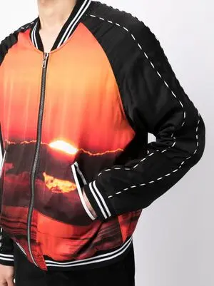 BLUE SKY INN Graphic-print Bomber Jacket