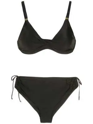 LYGIA & NANNY Lygia & Nanny Marcela Ruched Bikini Black