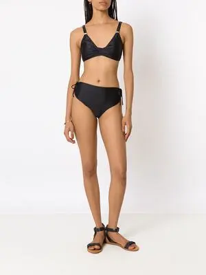 LYGIA & NANNY Marcela Ruched Bikini - Black