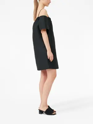 GANNI Cold-shoulder Mini Dress