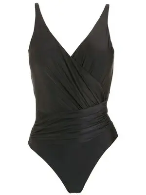 LYGIA & NANNY Draped Open-back Swimsuit