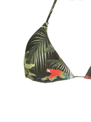 LYGIA & NANNY Maya Tassel-embellished Bikini - Green