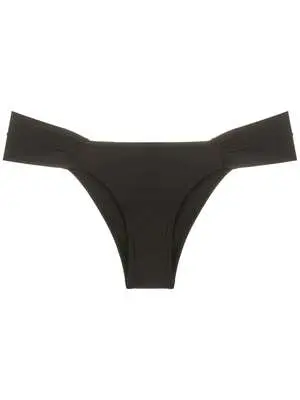 LYGIA & NANNY Ritz Ruched Bikini Bottom - Black