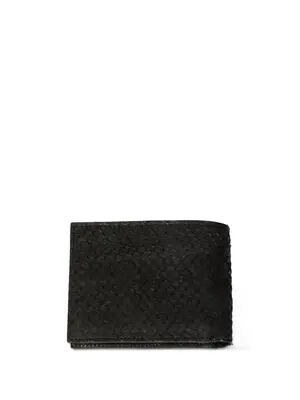 OSKLEN Textured Leather Bi-fold Wallet