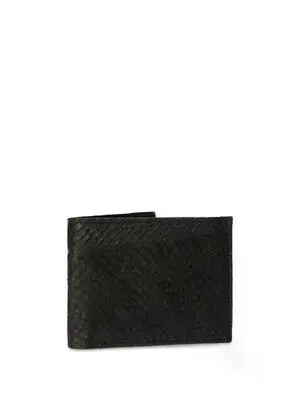 OSKLEN Textured Leather Bi-fold Wallet