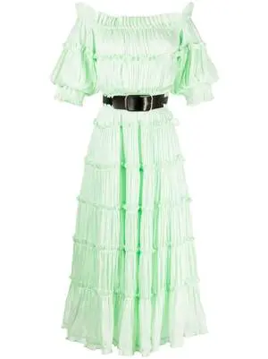 LEO LIN Rue Off-shoulder Tiered Dress
