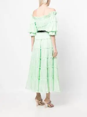 LEO LIN Rue Off-shoulder Tiered Dress