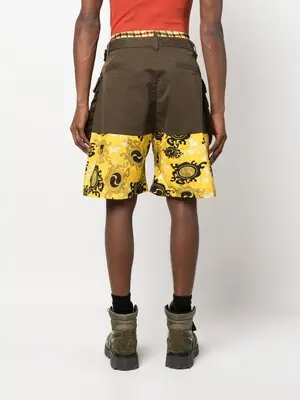 Dsquared2 Layered-effect Cotton Shorts