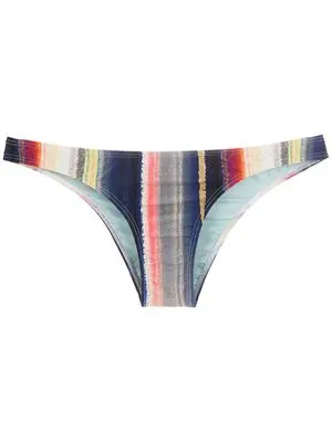 LYGIA & NANNY Poipu Stripe-print Bikini Bottom - Multicolour