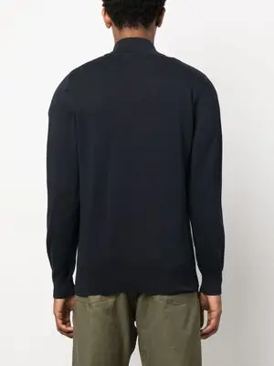 Barbour Logo-embroidered Half-zip Jumper