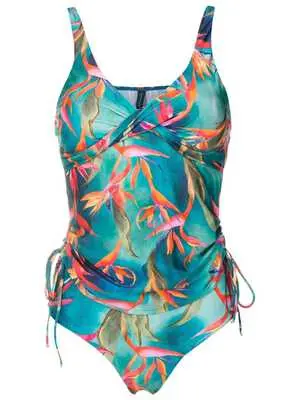 LYGIA & NANNY Bruma-print Tankini - Blue