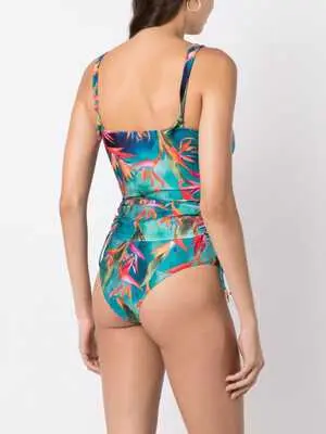 LYGIA & NANNY Bruma-print Tankini - Blue