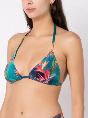 LYGIA & NANNY Lasmin Printed Bikini Top