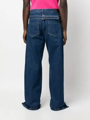 BIANCA SAUNDERS Wide-leg Denim Trousers
