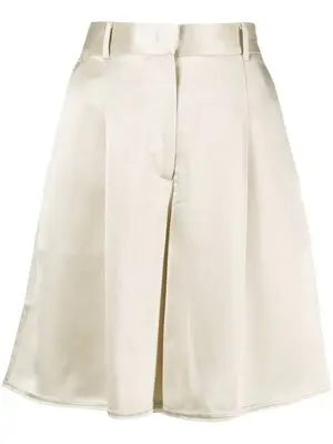 BY MALENE BIRGER High-waist Satin Shorts