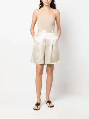 BY MALENE BIRGER High-waist Satin Shorts