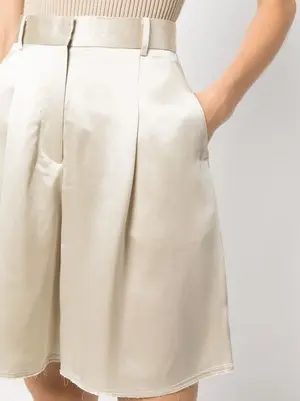 BY MALENE BIRGER High-waist Satin Shorts