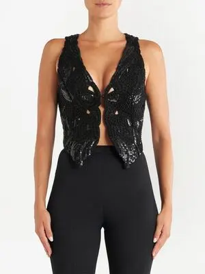 Etro Butterfly Sequin Vest