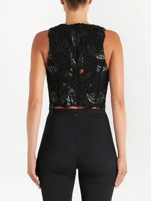 Etro Butterfly Sequin Vest