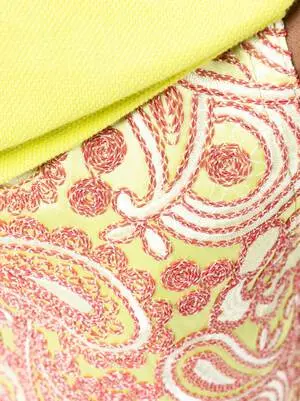 BLUEMARBLE Floral-embroidery Knee-length Shorts - Green