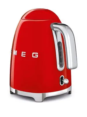 SMEG Stainless Steel Logo Kettle - Red