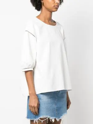 A.p.c. Georgia Openwork Blouse