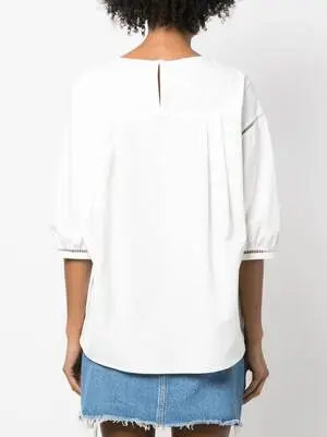 A.p.c. Georgia Openwork Blouse
