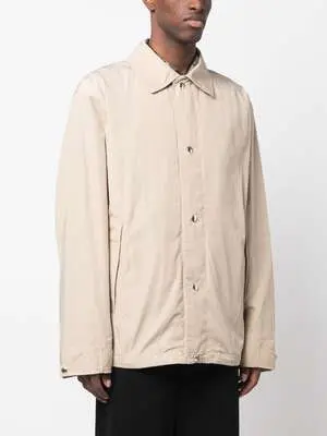 LANVIN Logo-embroidered Shirt Jacket