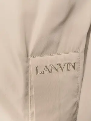 LANVIN Logo-embroidered Shirt Jacket