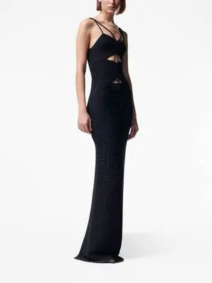 Altuzarra Suberi Cut-out Ribbed Knit Dress