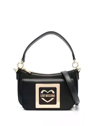 Moschino Logo-plaque Tote Bag - Black