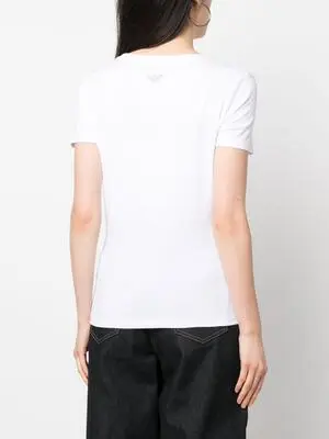 EA7 Rhinestone-embellished T-shirt