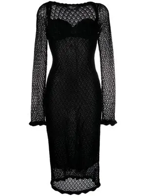 Blumarine Curved Hem Tops