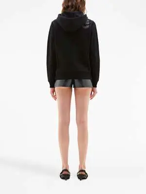 COURREGES Grained-texture Mini Shorts