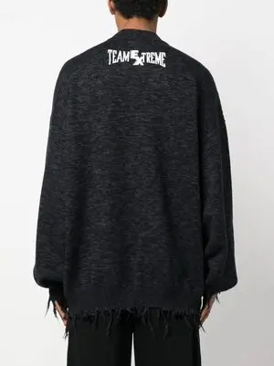 Vetements Embroidered-logo Long-sleeve Sweatshirt