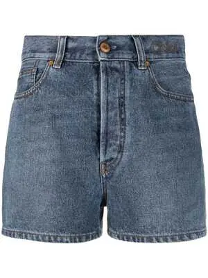 Chloé High-waisted Denim Shorts