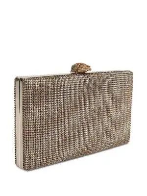 Kurt Geiger Crystal Kensington Clutch Bag - Brown
