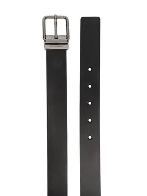 Dolce & Gabbana Leather Metal-buckle Belt