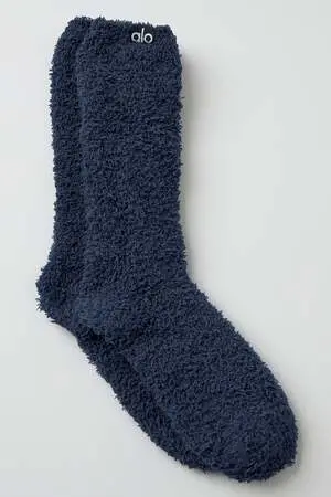 Alo Yoga Plush Crew Socks Navy