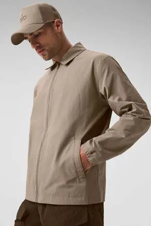 Alo Yoga Torrent Overshirt Tank Top - Gravel