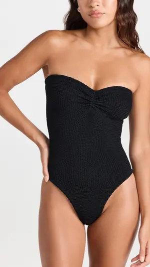 Hunza G Brooke One-piece Swimsuit - Black
