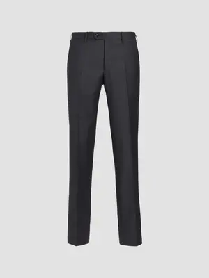 Giorgio Armani Ga Wool Trousers - Charcoal