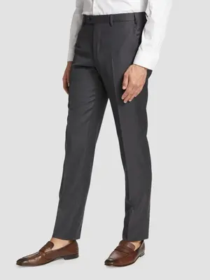 Giorgio Armani Ga Wool Trousers - Charcoal