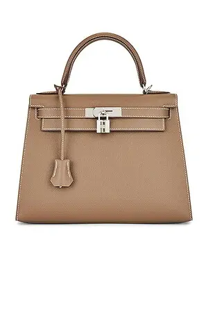 Hermès Epsom Kelly 28 Etoupe Handbag In Taupe